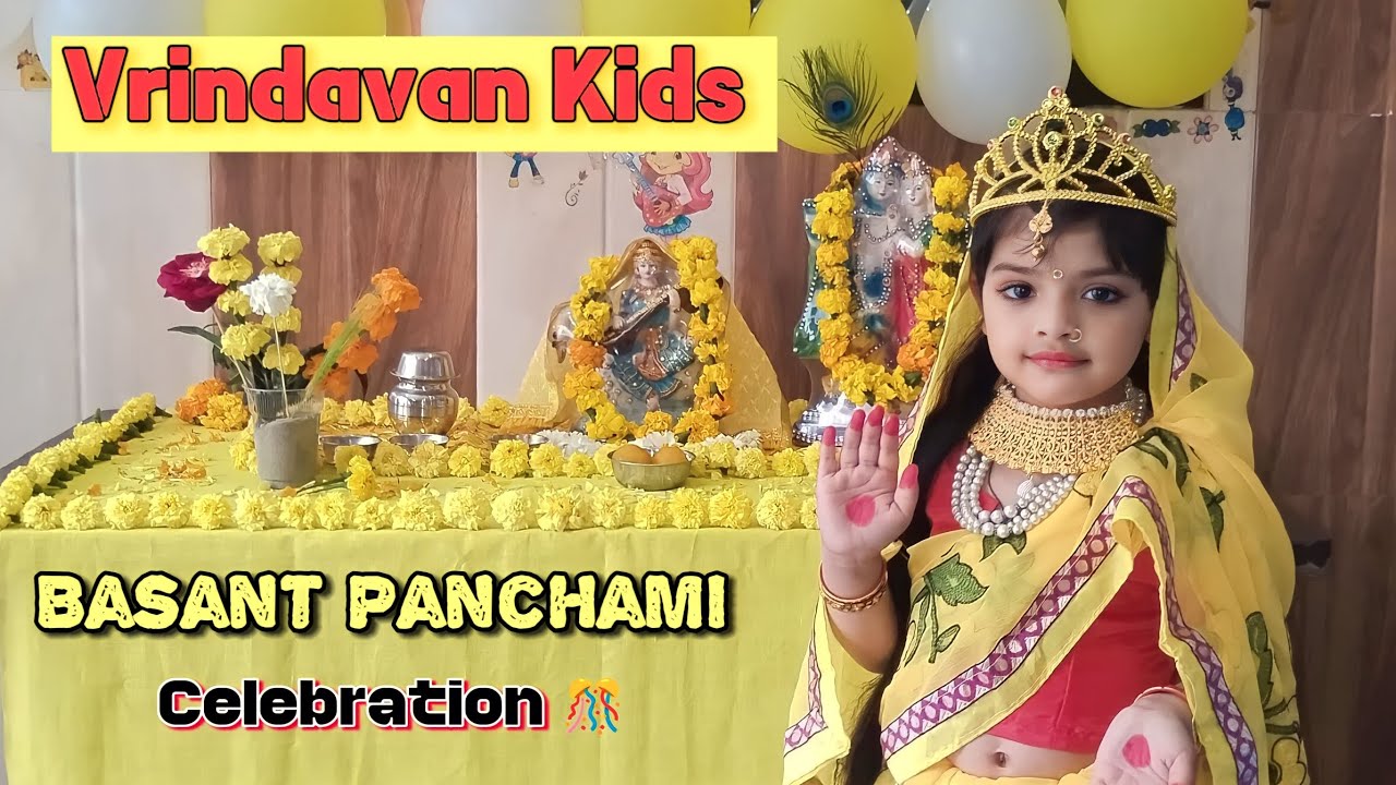 Vrindavan Kids | Basant Panchami Celebration 😍🥳 - YouTube