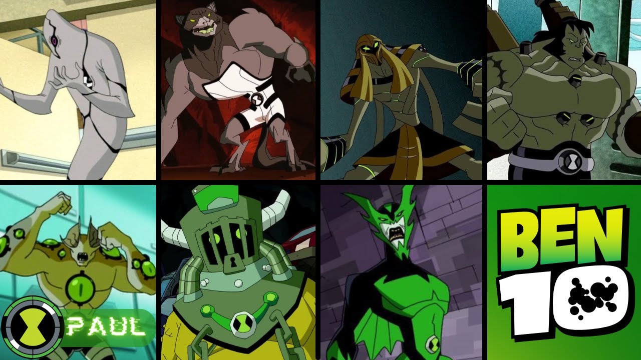 Ben 10 Omniverse Aliens Transformations