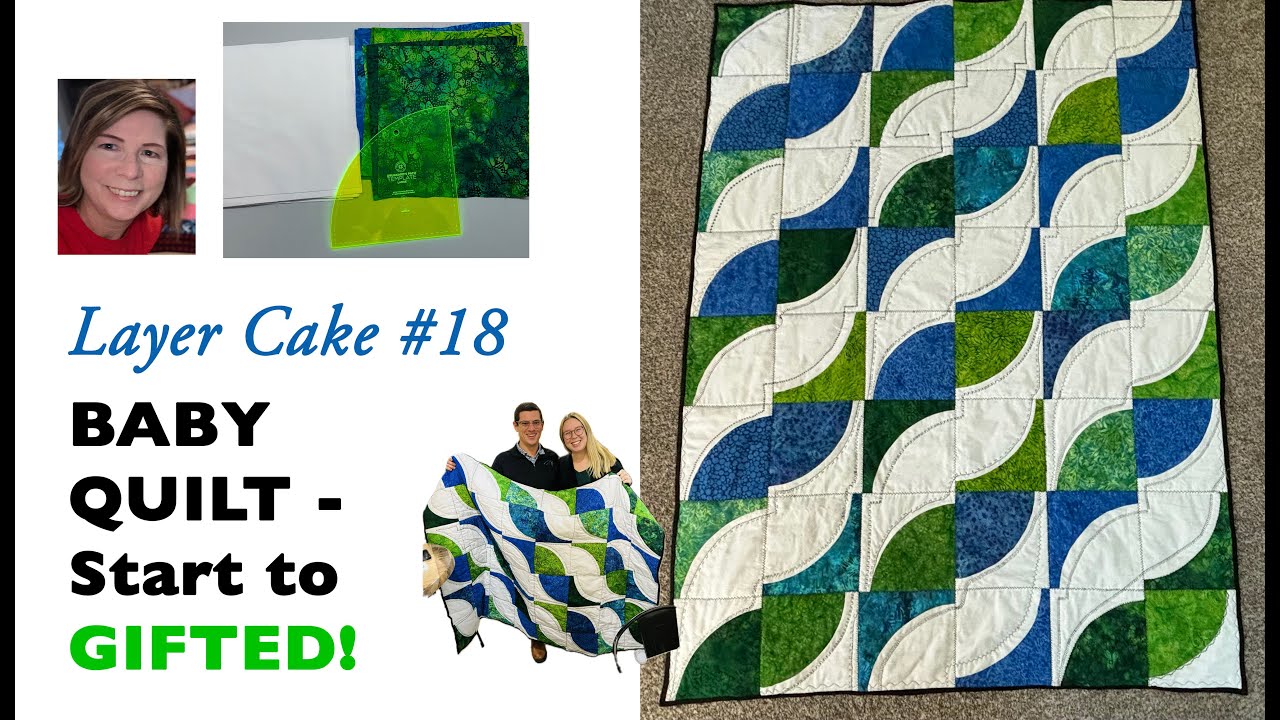 🍰 LAYER CAKE 18 QUILT PATTERN TUTORIAL 🍰 | Start to Finish | Cutting ...
