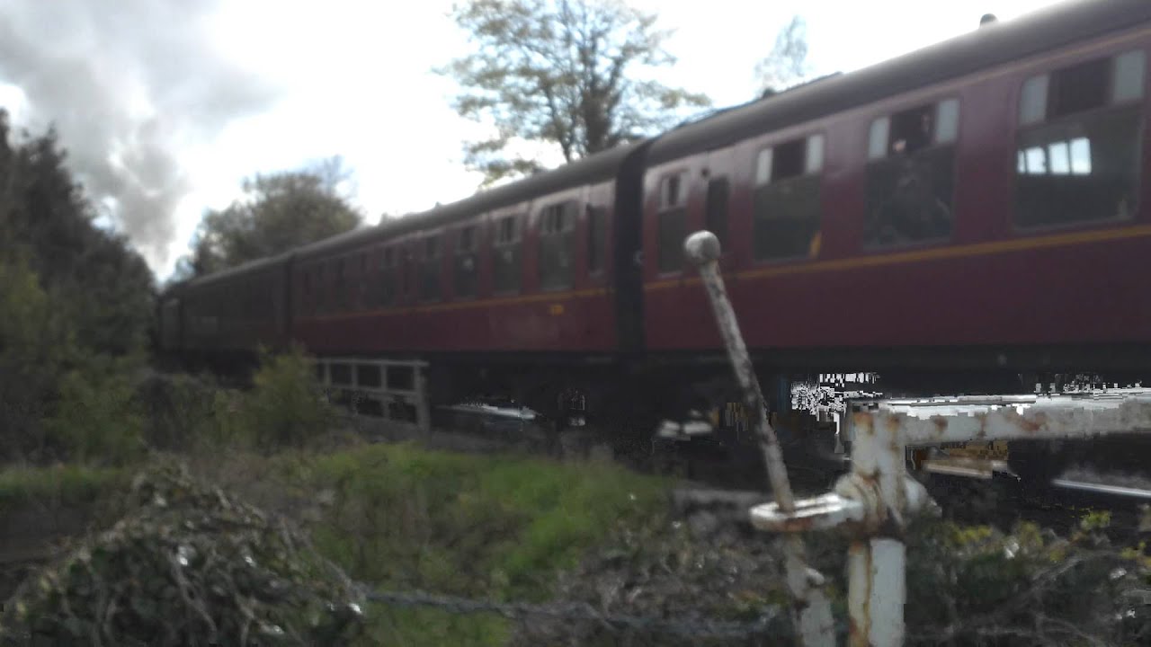 pickering steam train cock of the north goin by:-) - YouTube