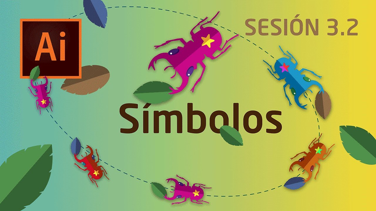 SÍMBOLOS | ADOBE ILLUSTRATOR (SESIÓN 3.2) - YouTube