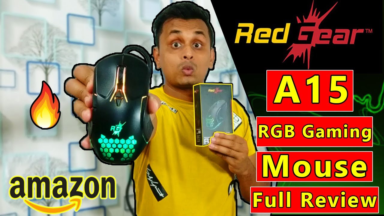 🔥Redgear A15 Gaming Mouse Unboxing, Review and Software Explained With ...