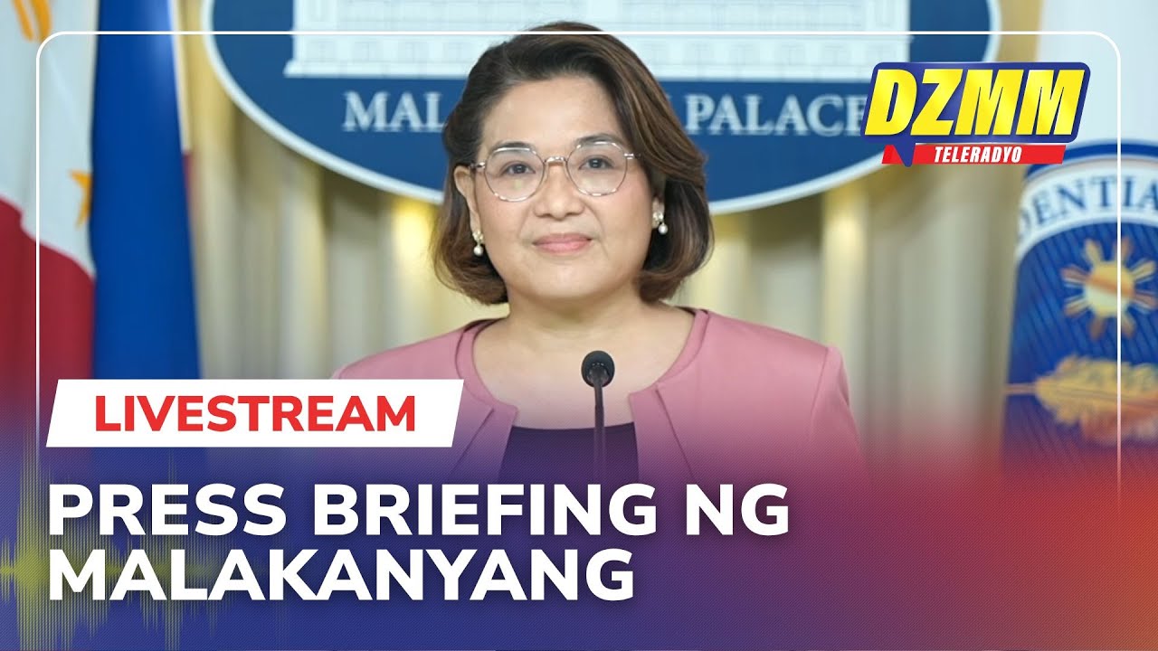 LIVE: Palace holds press briefing | DZMM Teleradyo (22 September 2025 ...
