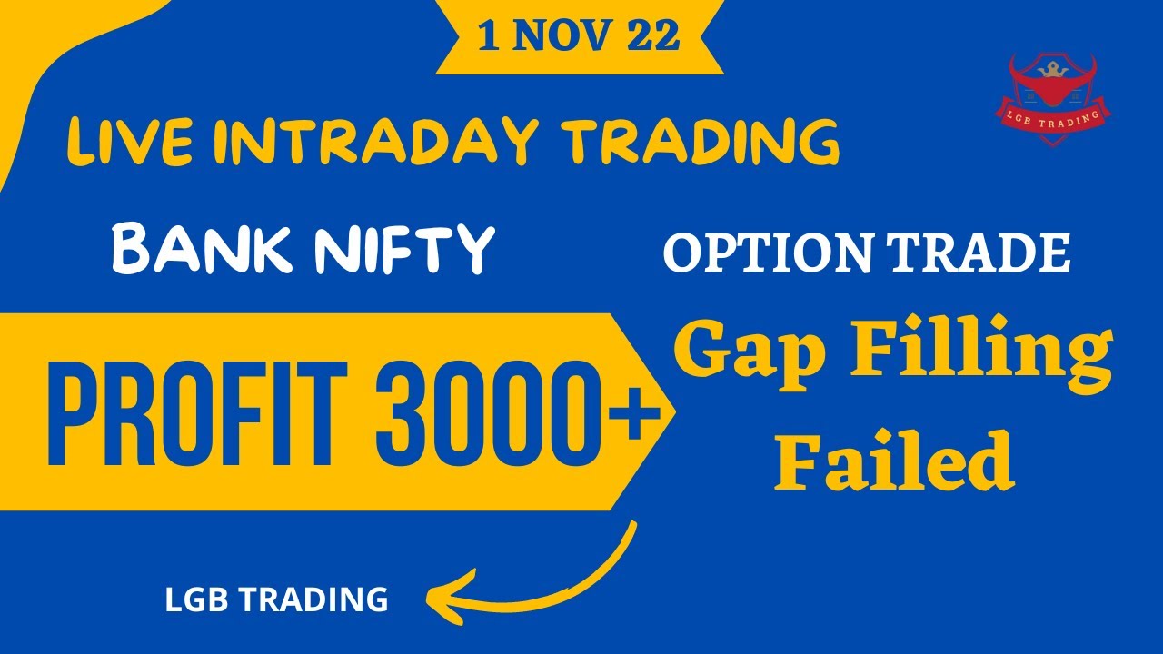Live Intraday Trading | Profit 3000+ | Live Option Trading | 1 Nov 2022 ...