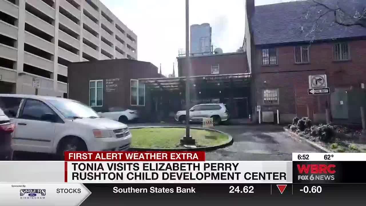 Tonia visits Elizabeth Perry Rushton Child Development Center - YouTube