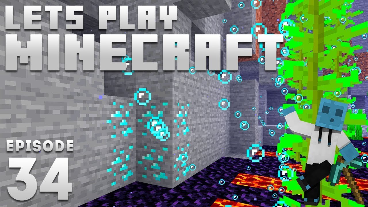 iJevin Plays Minecraft - Ep. 34: DIAMOND RAVINE! (1.14 Minecraft Let's ...