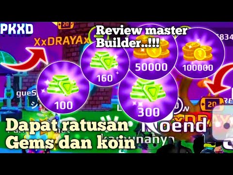 Dapat Gems dan koin gratis dan review bangunan master Builder di PK XD - YouTube