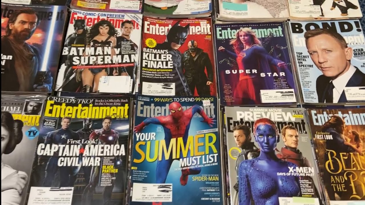Entertainment Weekly Magazine Collection 2022 - YouTube
