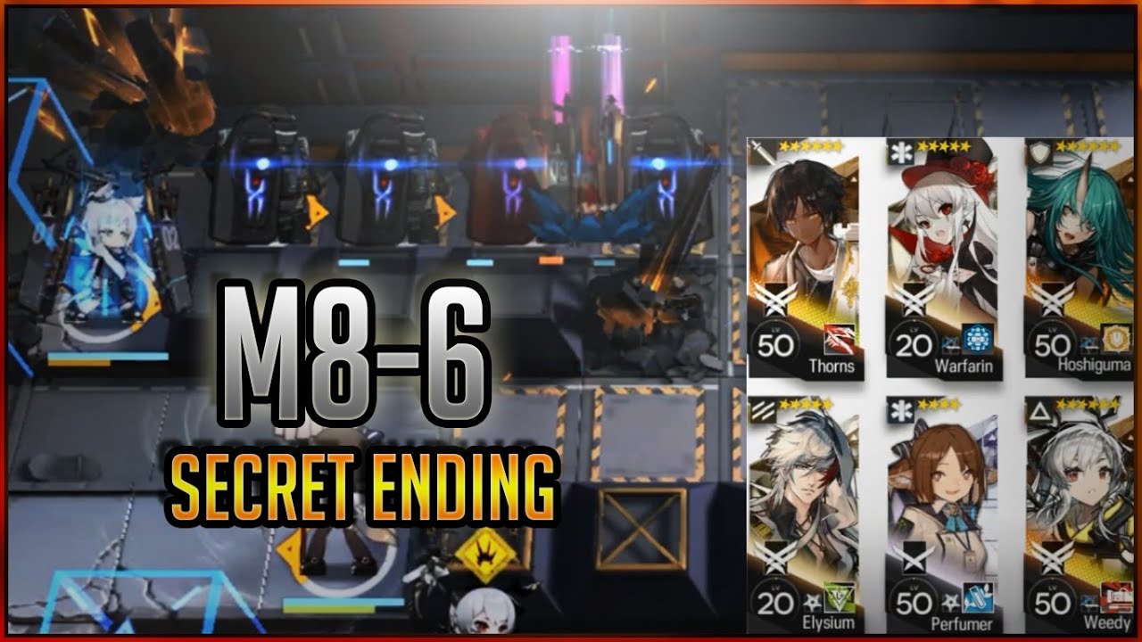 [Arknights] M8-6 - Secret Ending - Avoid Unnecessary Sacrifice - YouTube