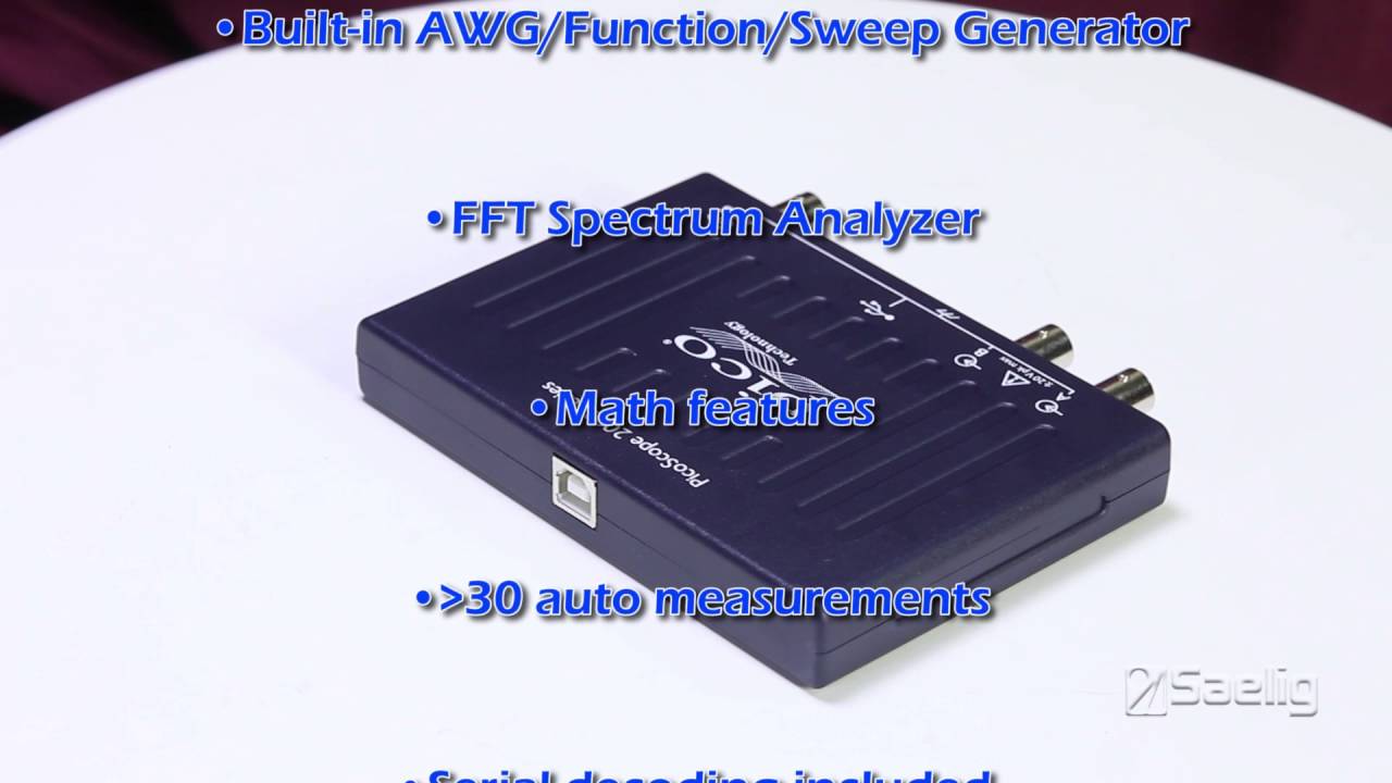 Picoscope 2208B PC-based Oscilloscope - review of specs - YouTube