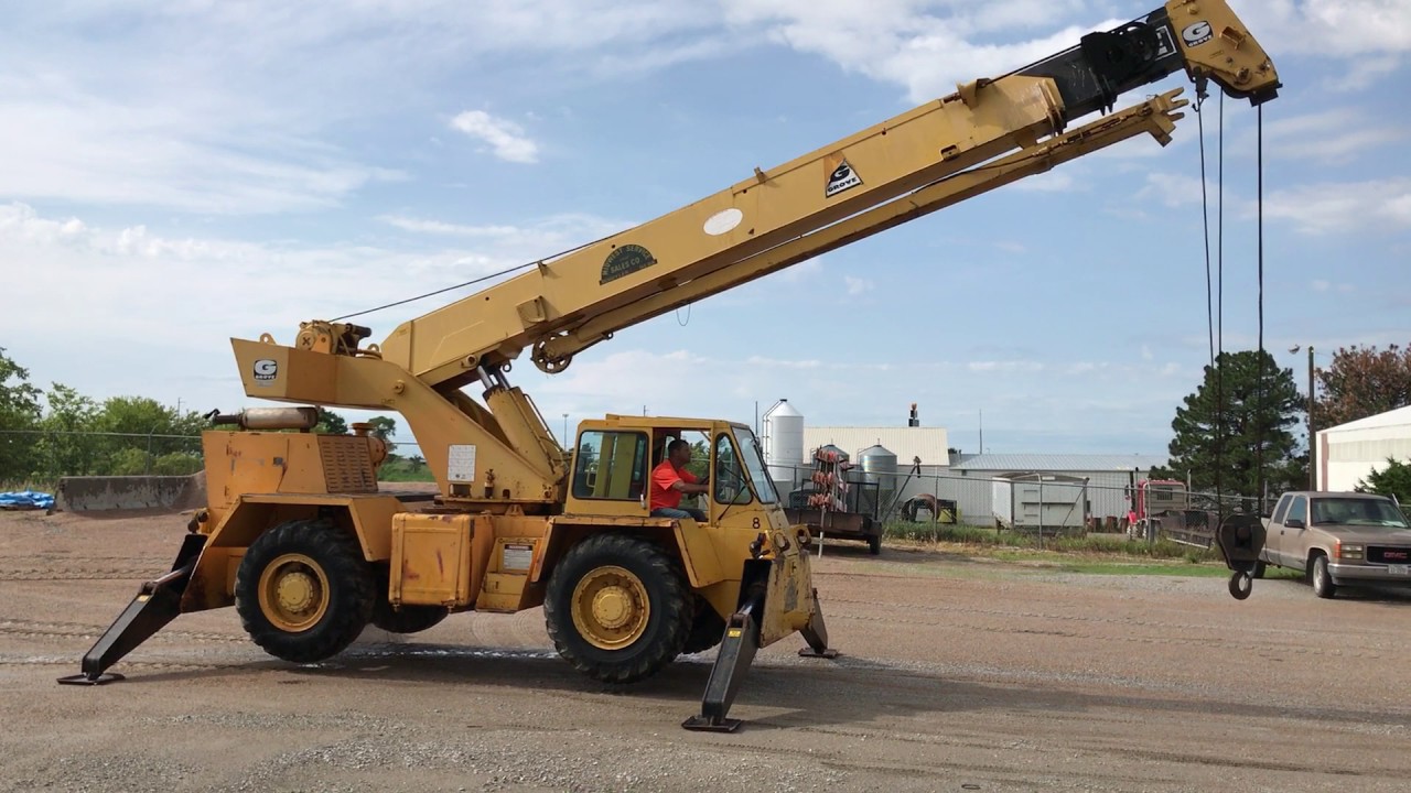 GROVE RT58B Rough Terrain Crane (Mobility) - YouTube