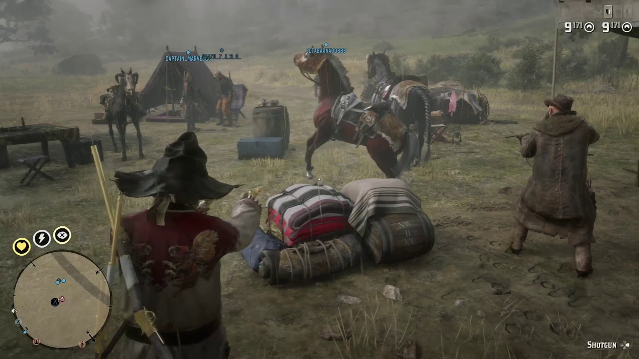 RDR2 Online Cripps goes crazy and starts shooting his own dog ! - YouTube