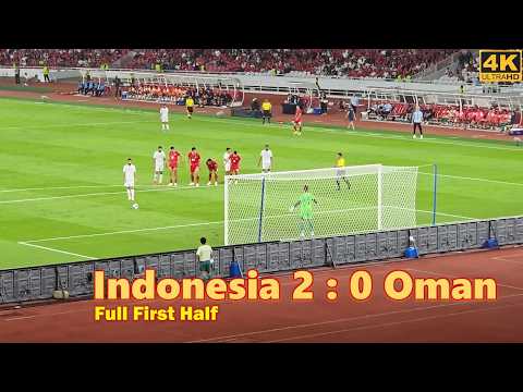Indonesia Vs Oman: Solid, Skuad Garuda Menang 3-0❗[Full] Babak 1 FIFA MATCHDAY di Stadion GBK