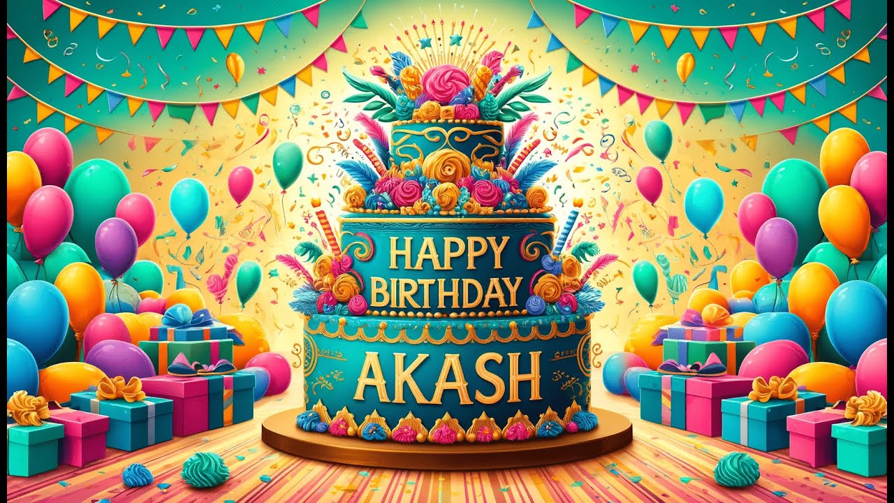Happy Birthday Akash! 🎉 Celebrate your special day in Style!!! - YouTube