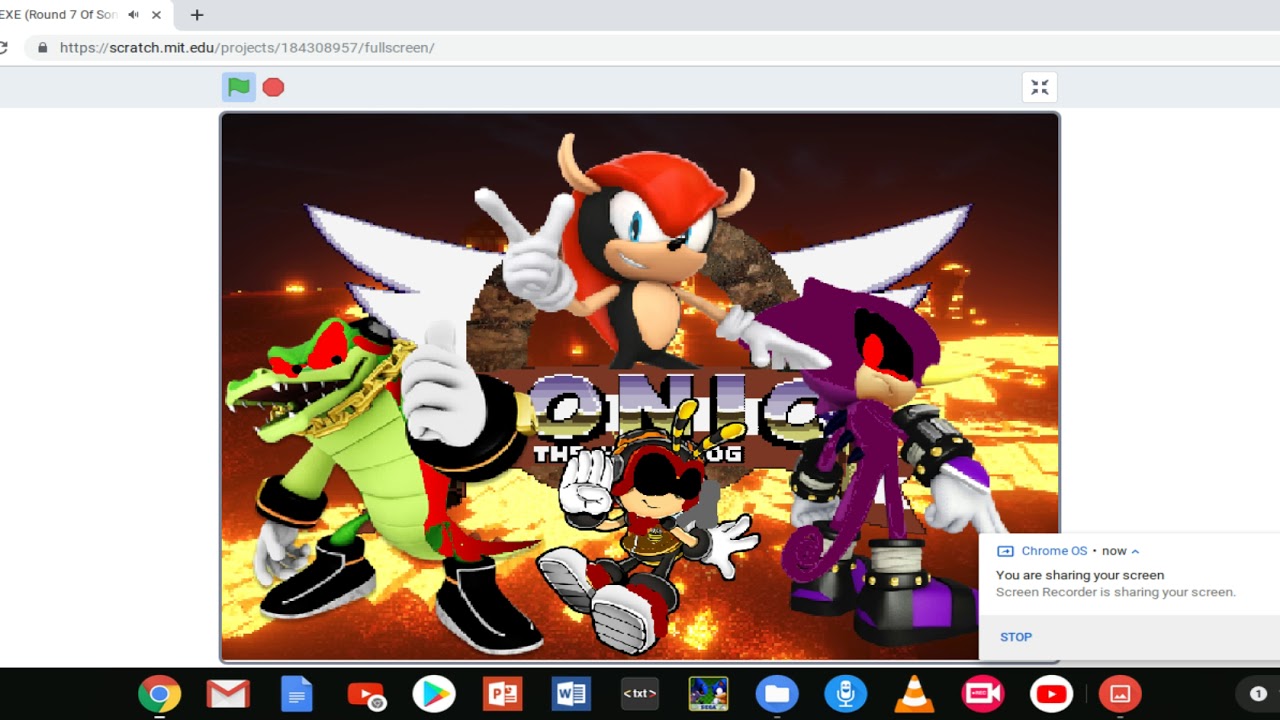 Mighty.EXE (Sonic.EXE Round 7) - JUMPSCARE AT THE END OF THE GAME ...