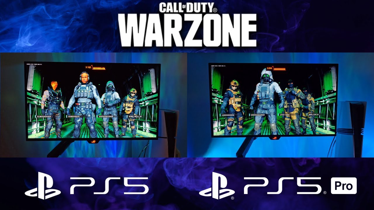 PS5 PRO Vs PS5 Slim 1440P 120HZ - Call Of Duty: Warzone - AREA 99 - YouTube