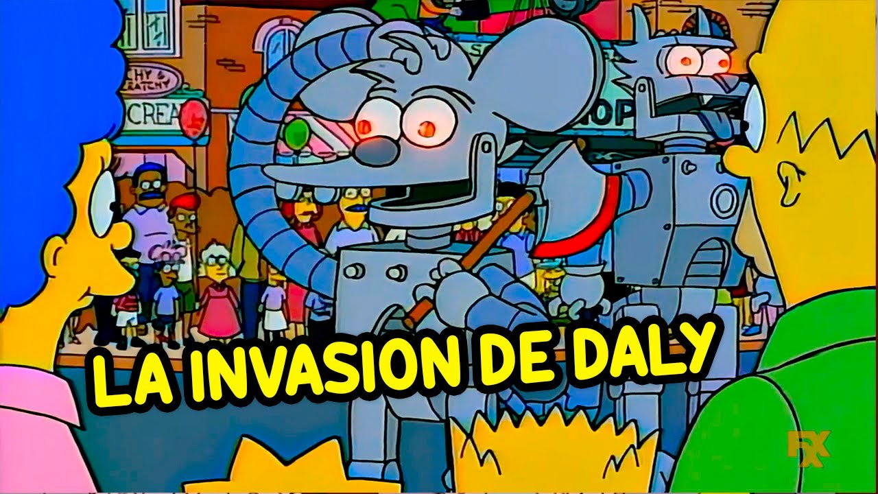 RESUMEN : LA INVASION DE TOMY Y DALY - LOS SIMPSON - YouTube