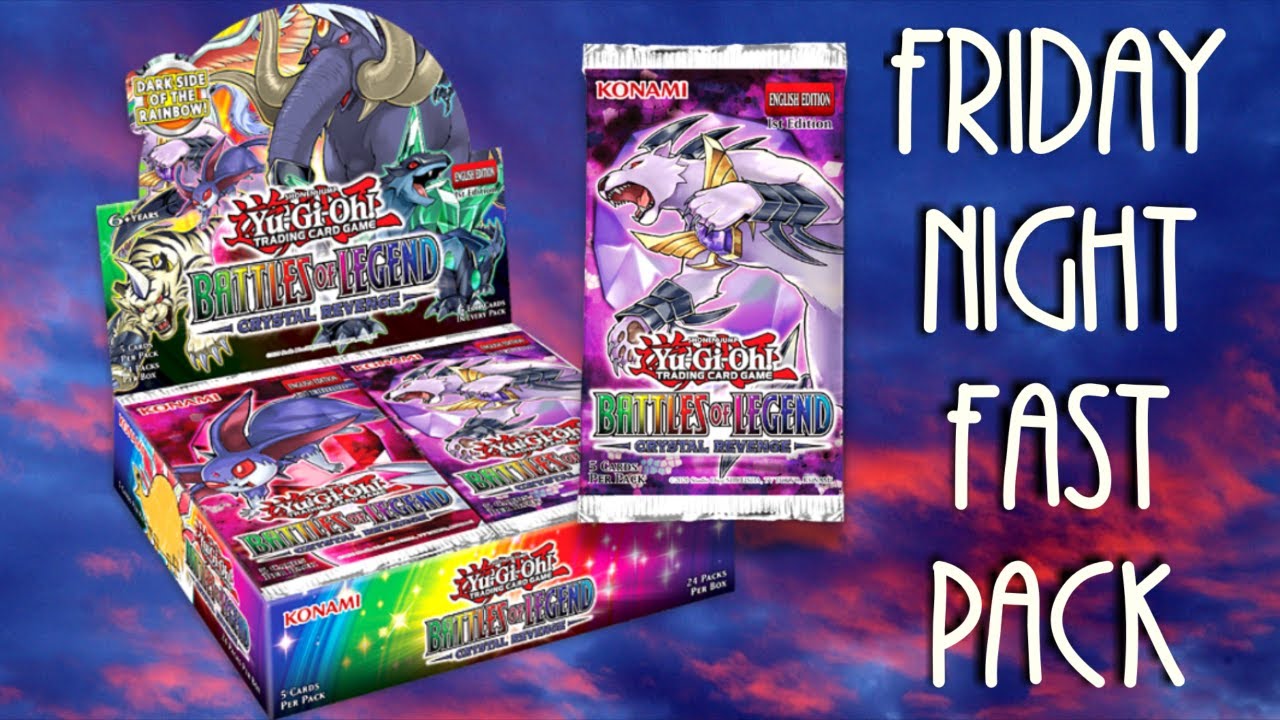 Friday Night🔥Secret Rare🔥??! Yugioh Battle of Legends Crystal Revenge ...