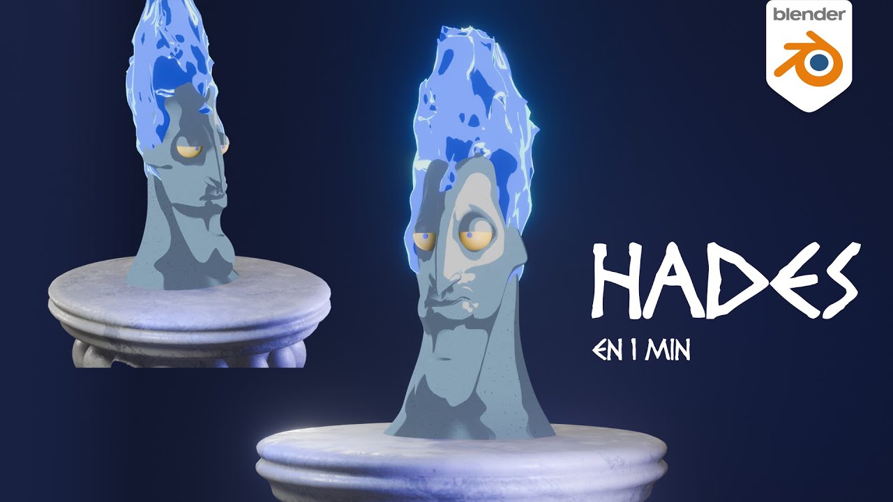 Hades en Blender: Modelado 3D del Icónico Villano de Hércules | Estilo ...