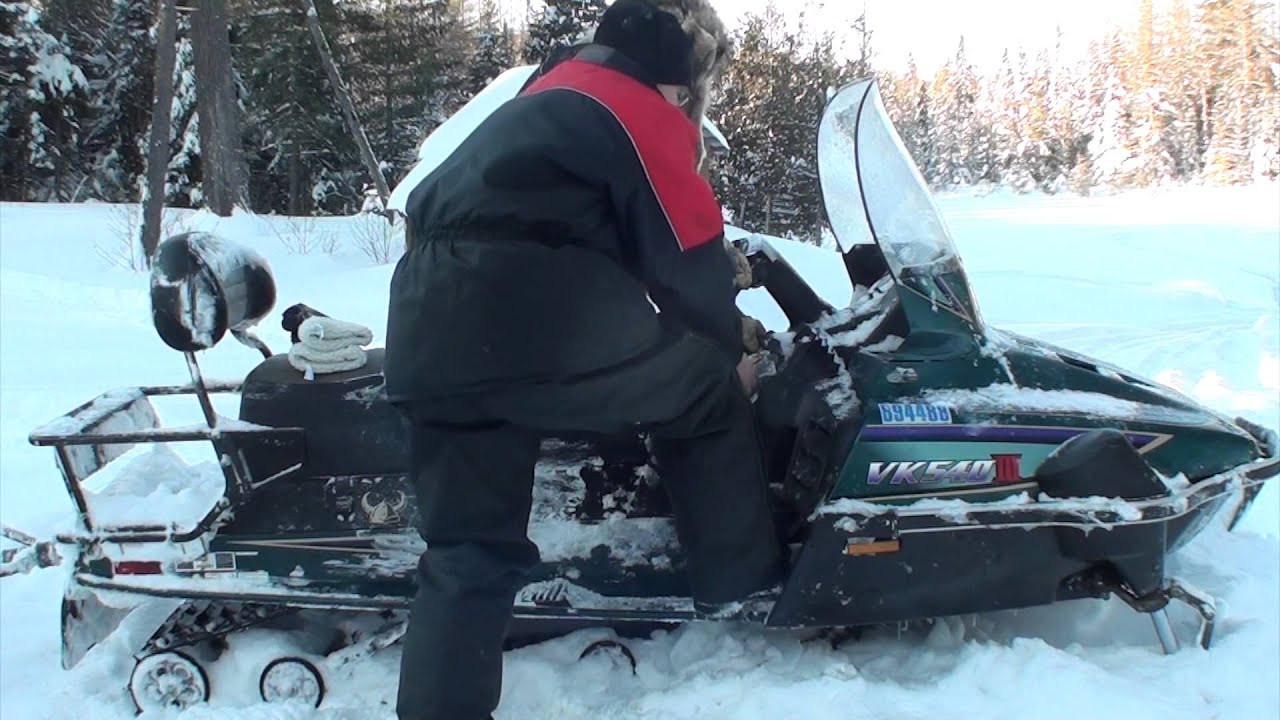 Yamaha Viking VK540 Cold sart minus 26 - YouTube