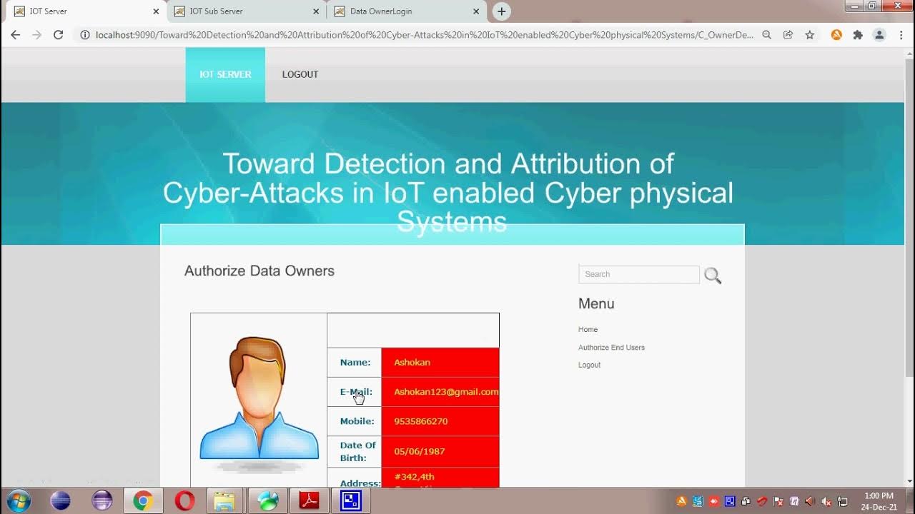 Toward Detection and Attribution of Cyber Attacks in IoT enabled Cyber physical Systems - YouTube