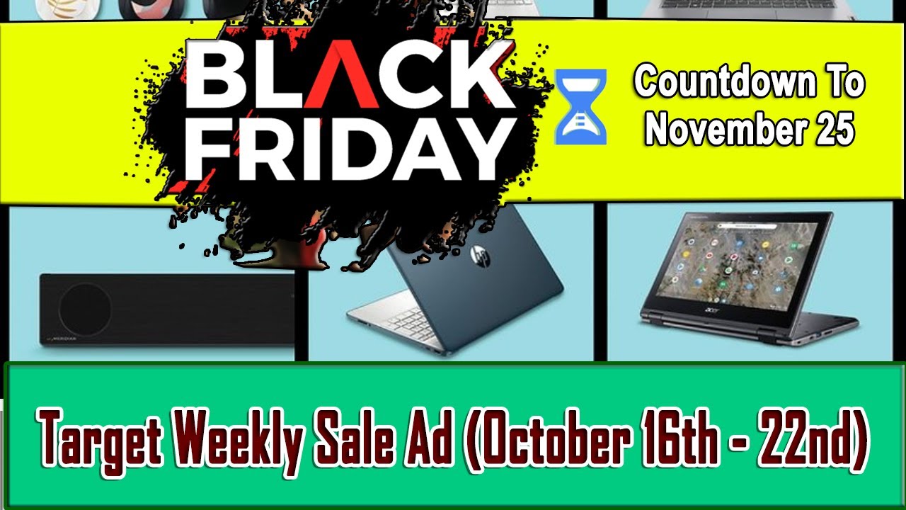 Target Weekly Sale Ad (October 16th - October 22nd) - Black Friday 2022 ...