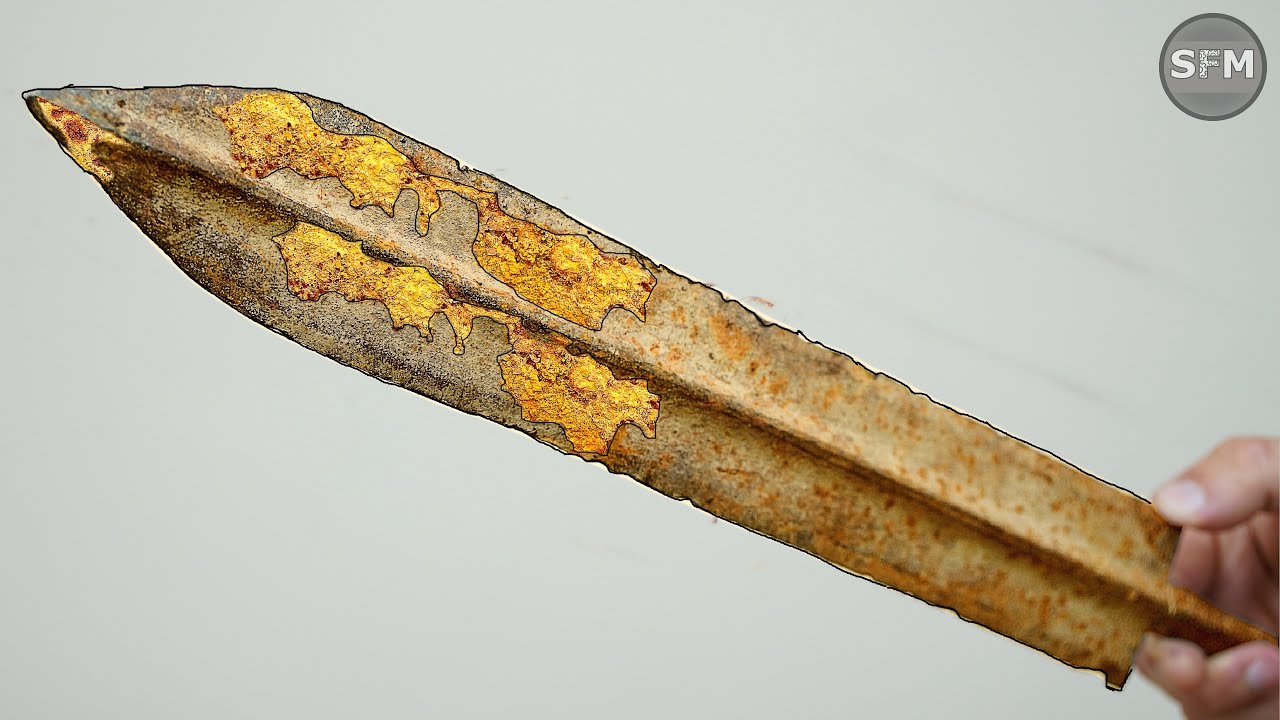 Restoration Rare Old Rusted Sword - YouTube