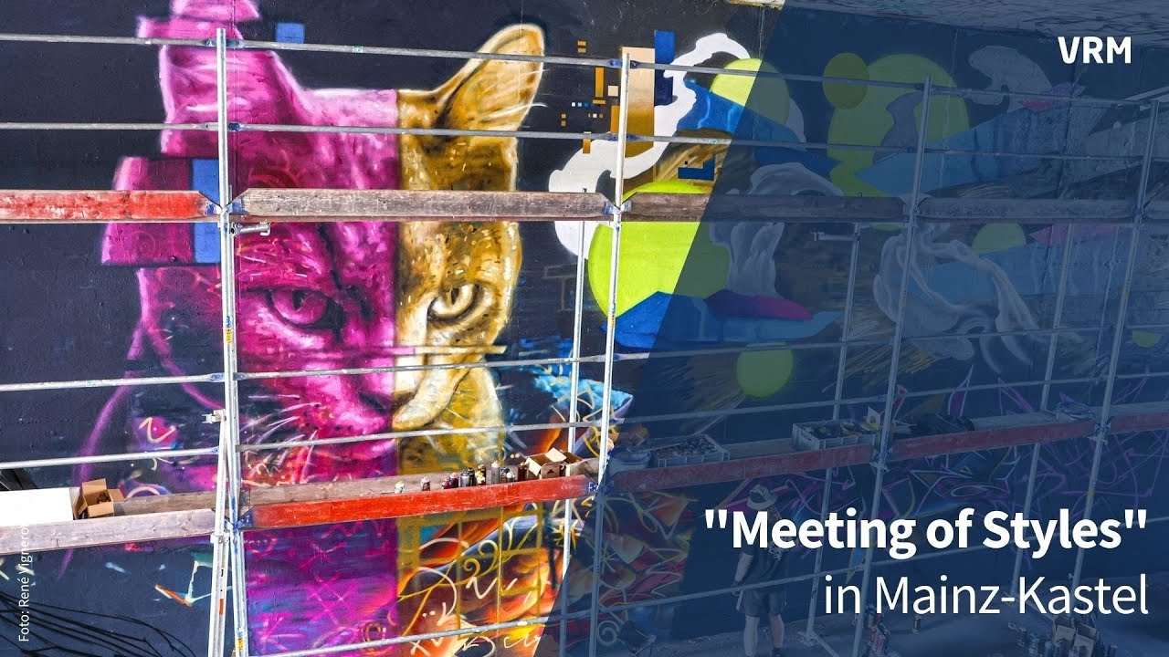 Graffiti-Festival „Meeting of Styles“ in Mainz-Kastel - YouTube