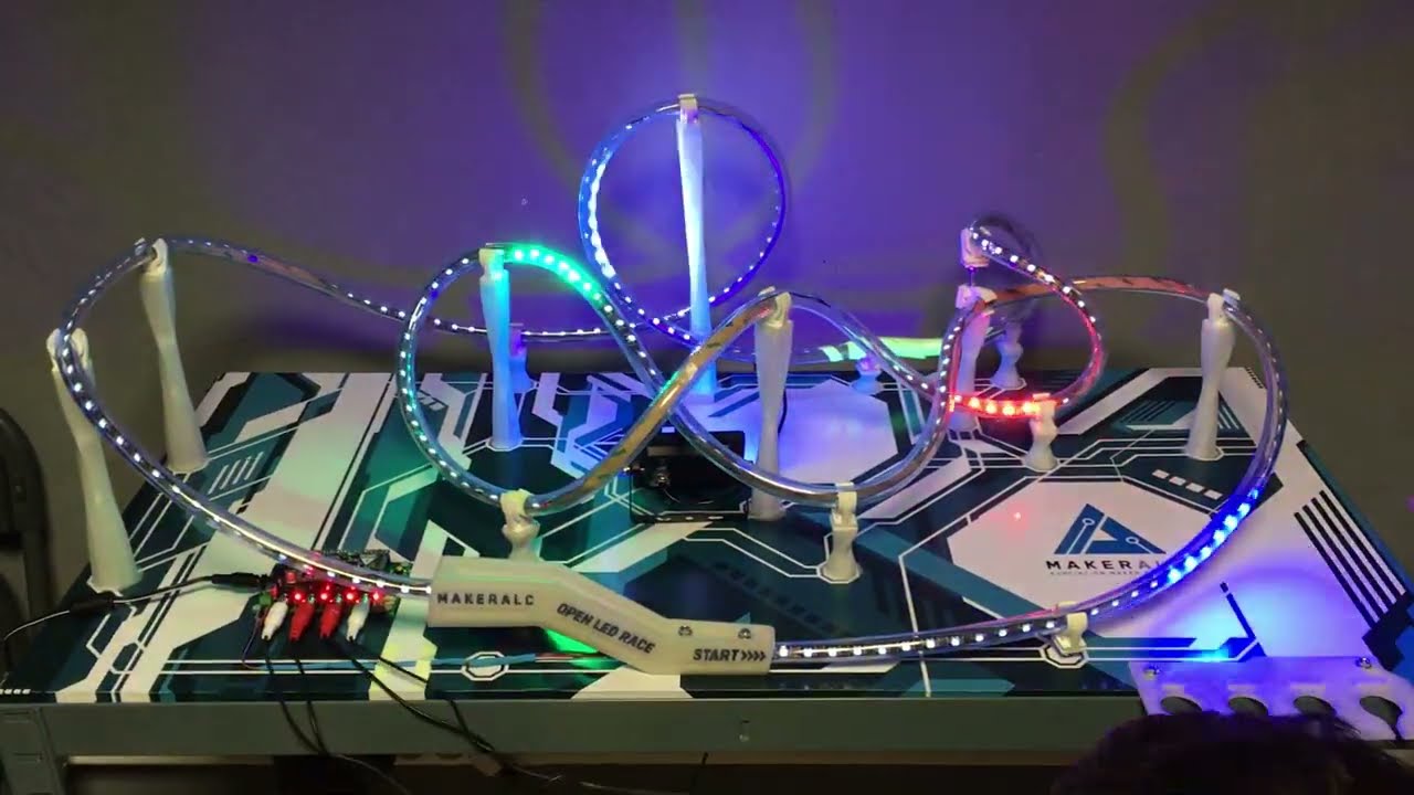 Open LED Race MakerAlc 2022 - YouTube