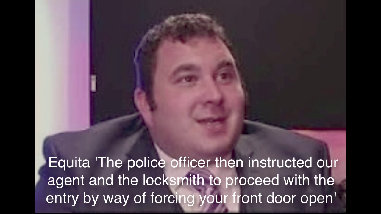 Police & Bailiff unlawful eviction - shylock and shysters - YouTube