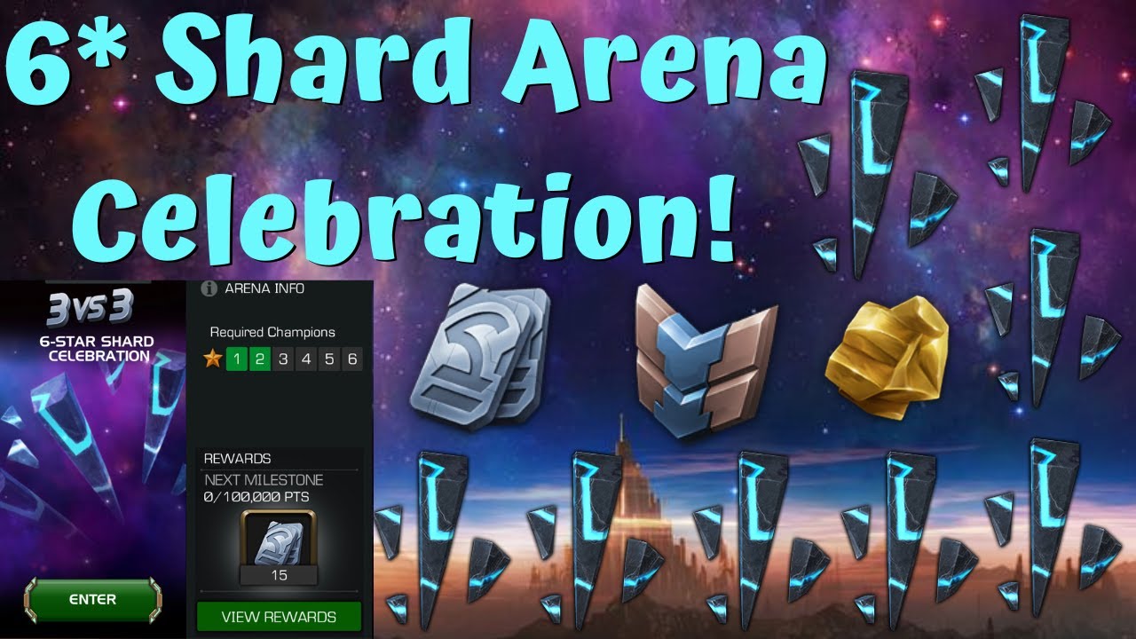 6* Shard Celebration Arena! Gold & Units! Chill Stream! Milestones ...