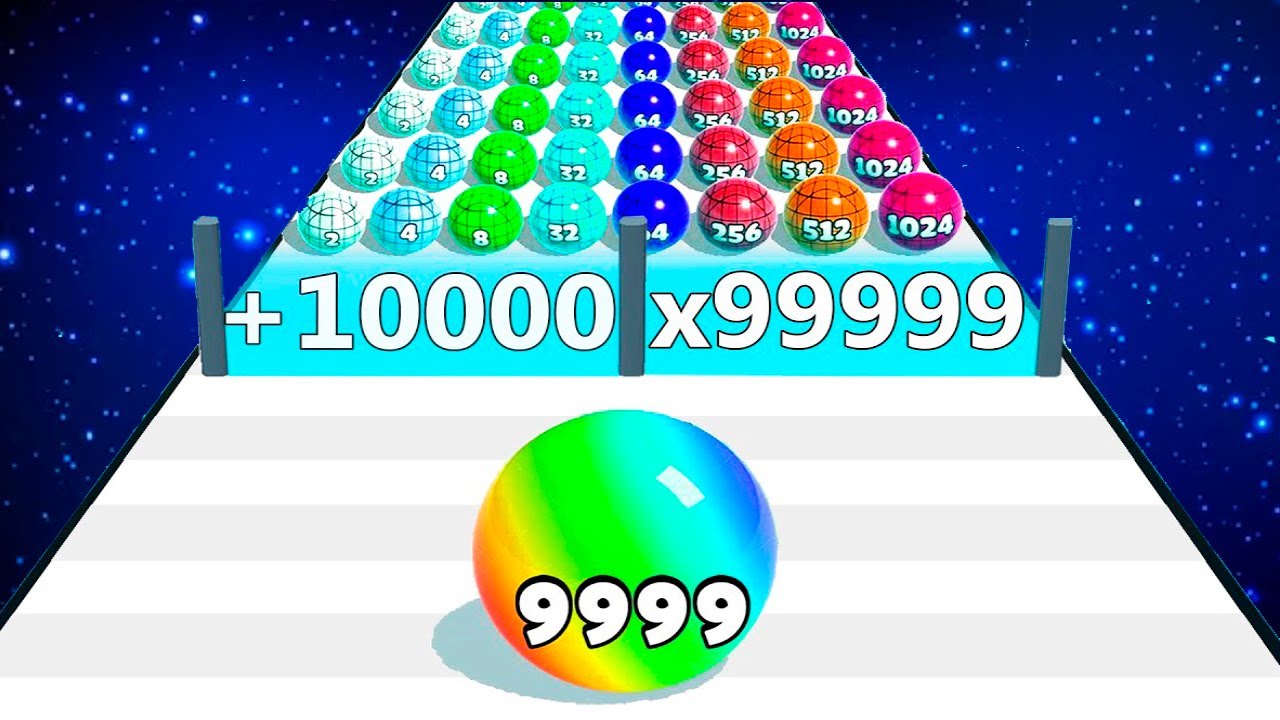 Magic Number Ball - Level Up Ball All Levels Gameplay - YouTube