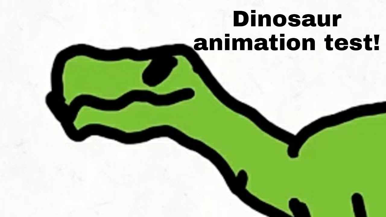 Dinosaur test animation!(Might release a full dino battle!) - YouTube