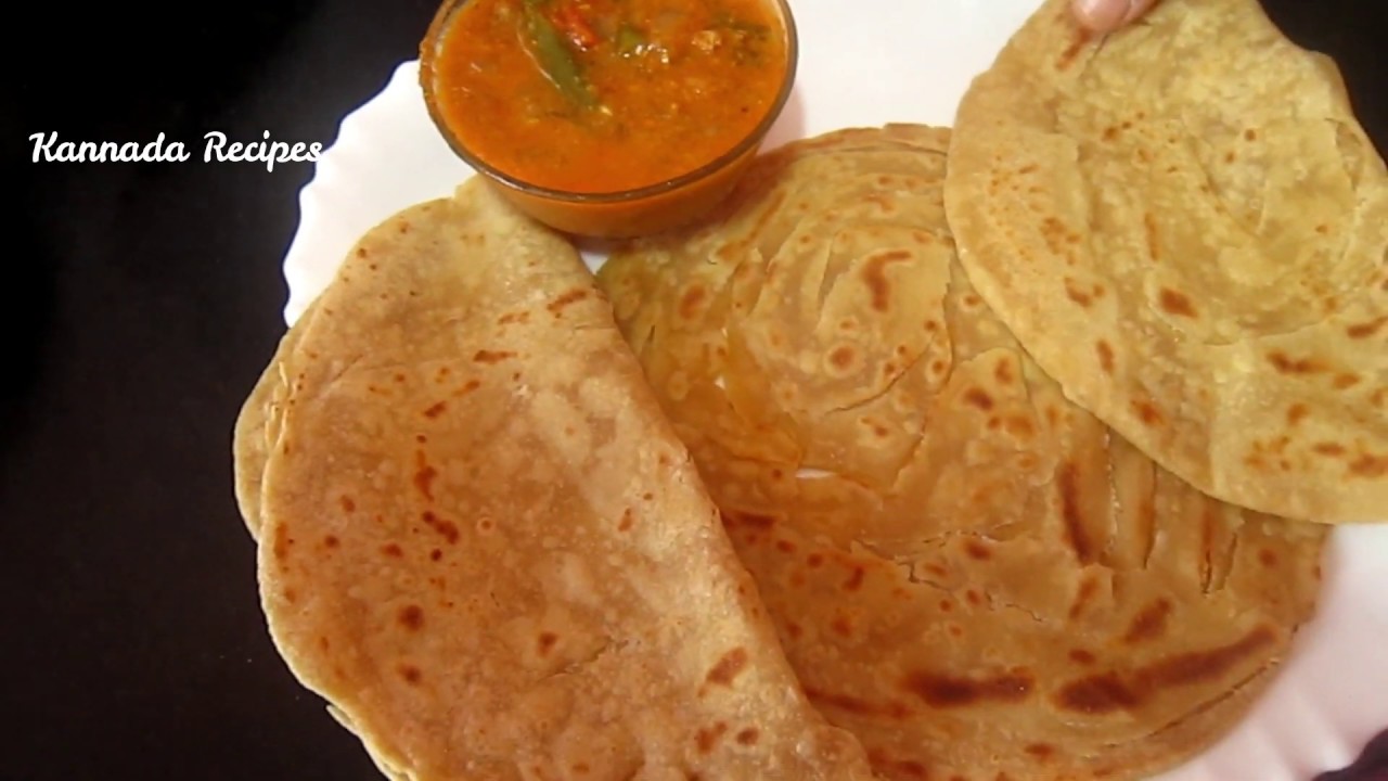 wheat parotta and soft chappati - YouTube