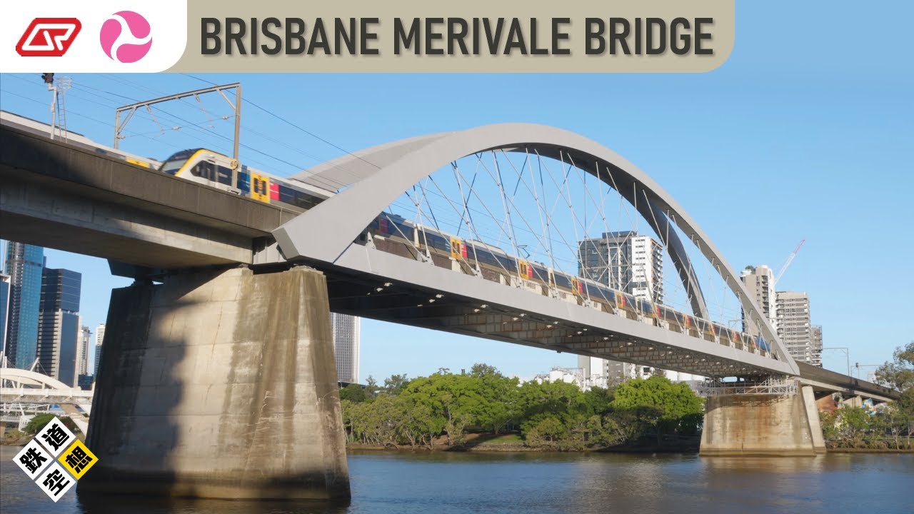 【4K】 Australia Queensland Rail | Brisbane Merivale Bridge | @rever1863 ...