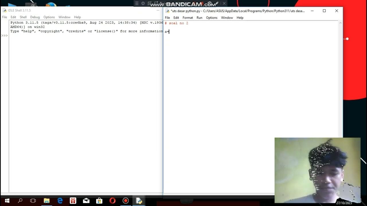 UTS program dasar python - YouTube