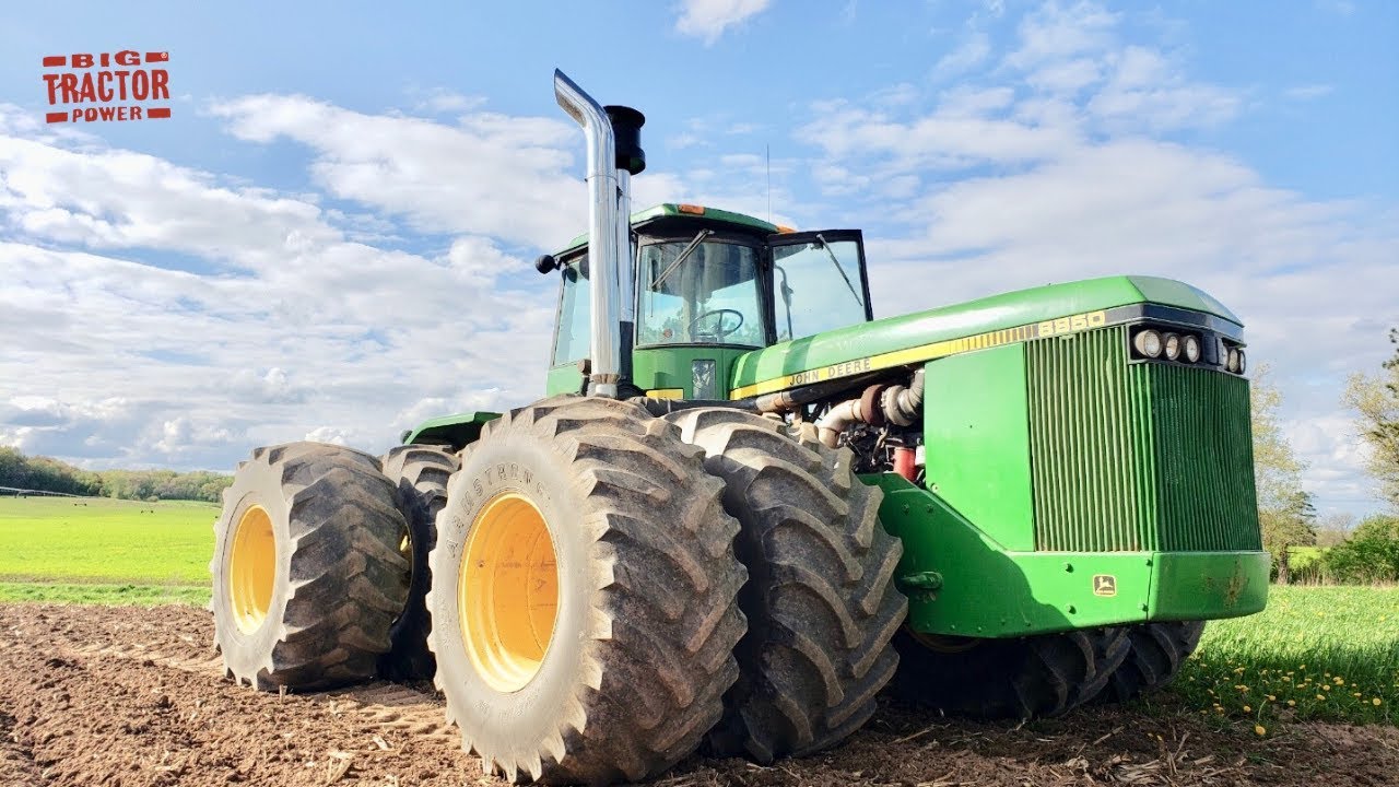 John Deere 8850 Kinze Re-Power 4wd Tractor - YouTube