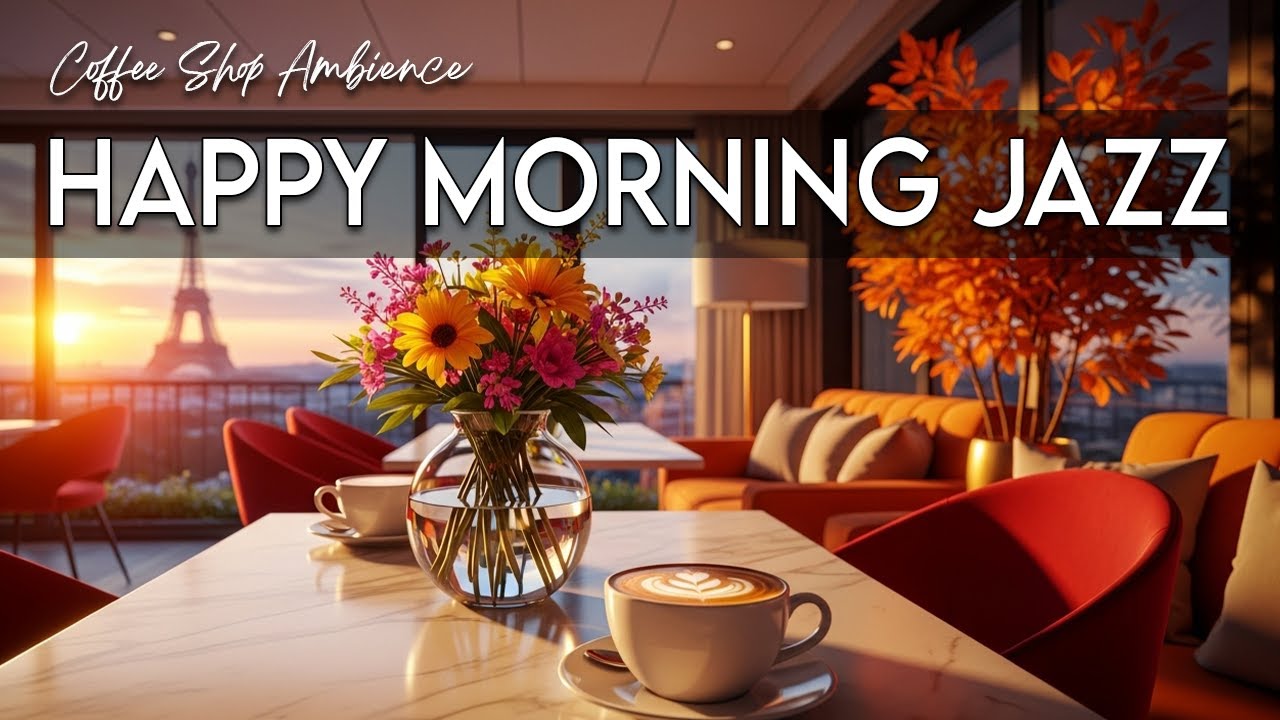 Happy Morning Jazz🎶 September Bossa Nova Instrumental & Relaxing Jazz Music for Work and Study ...