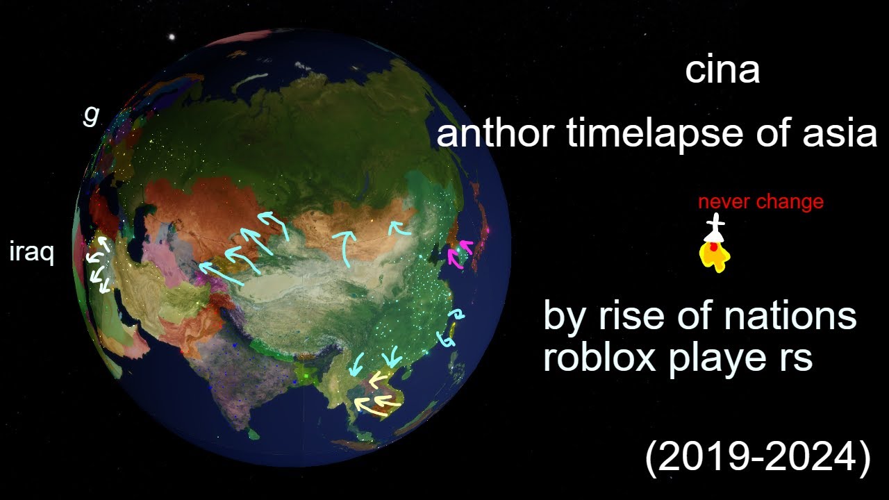 another timelapse of asia by roblox rise of nations players - YouTube