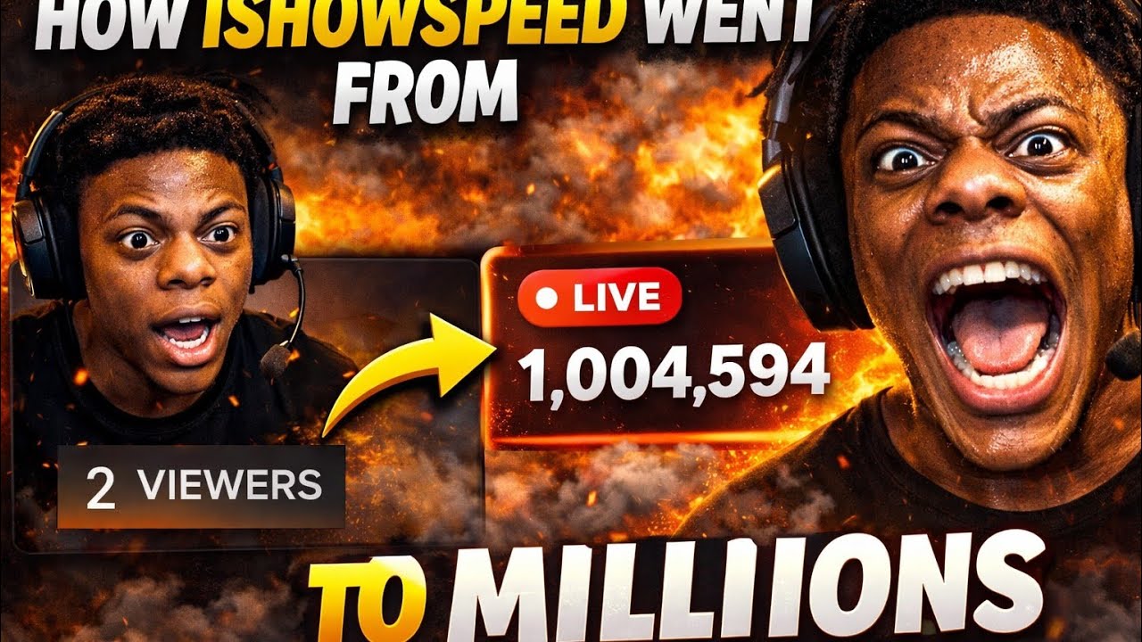 How IShowSpeed Went From 2 Viewers to Millions - YouTube