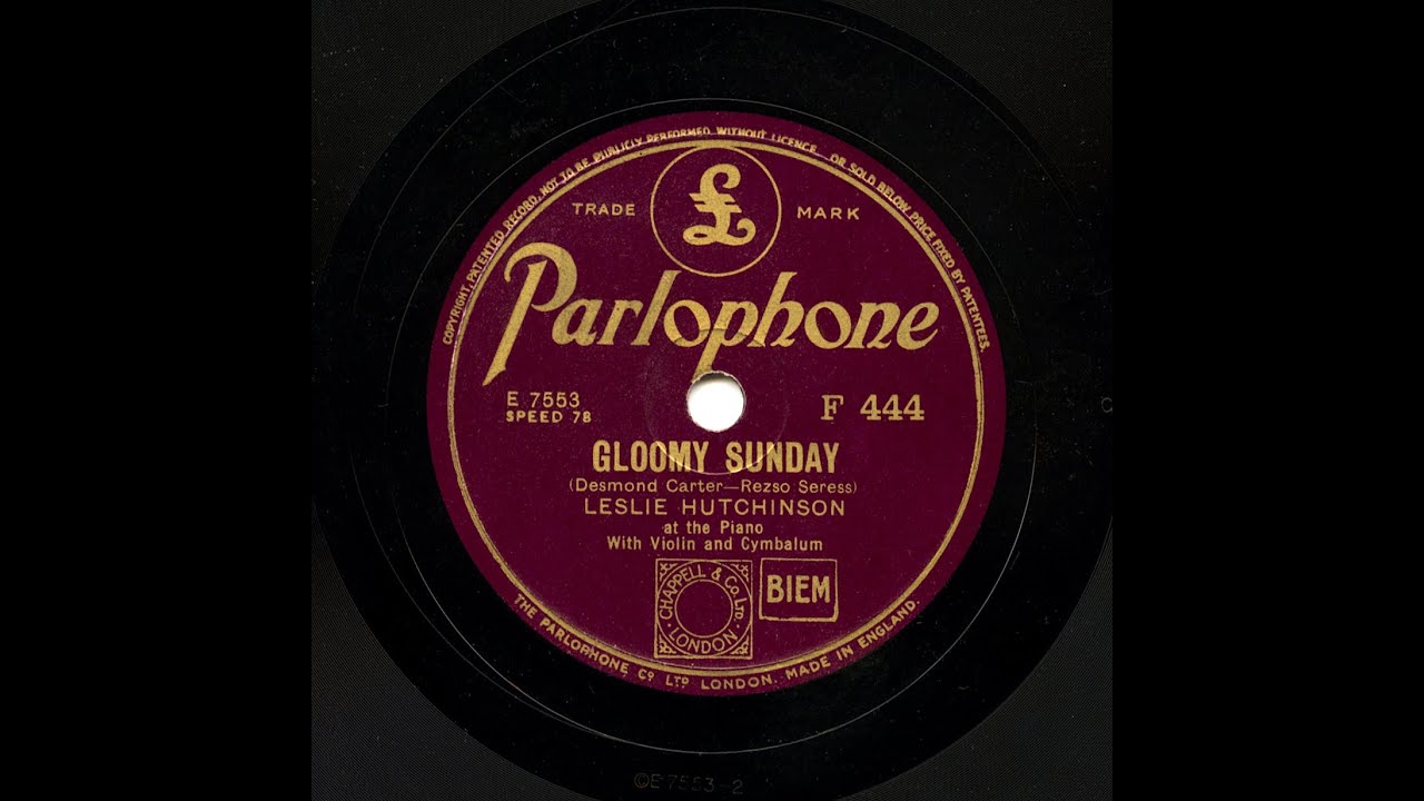 Leslie Hutchinson - Gloomy Sunday - YouTube