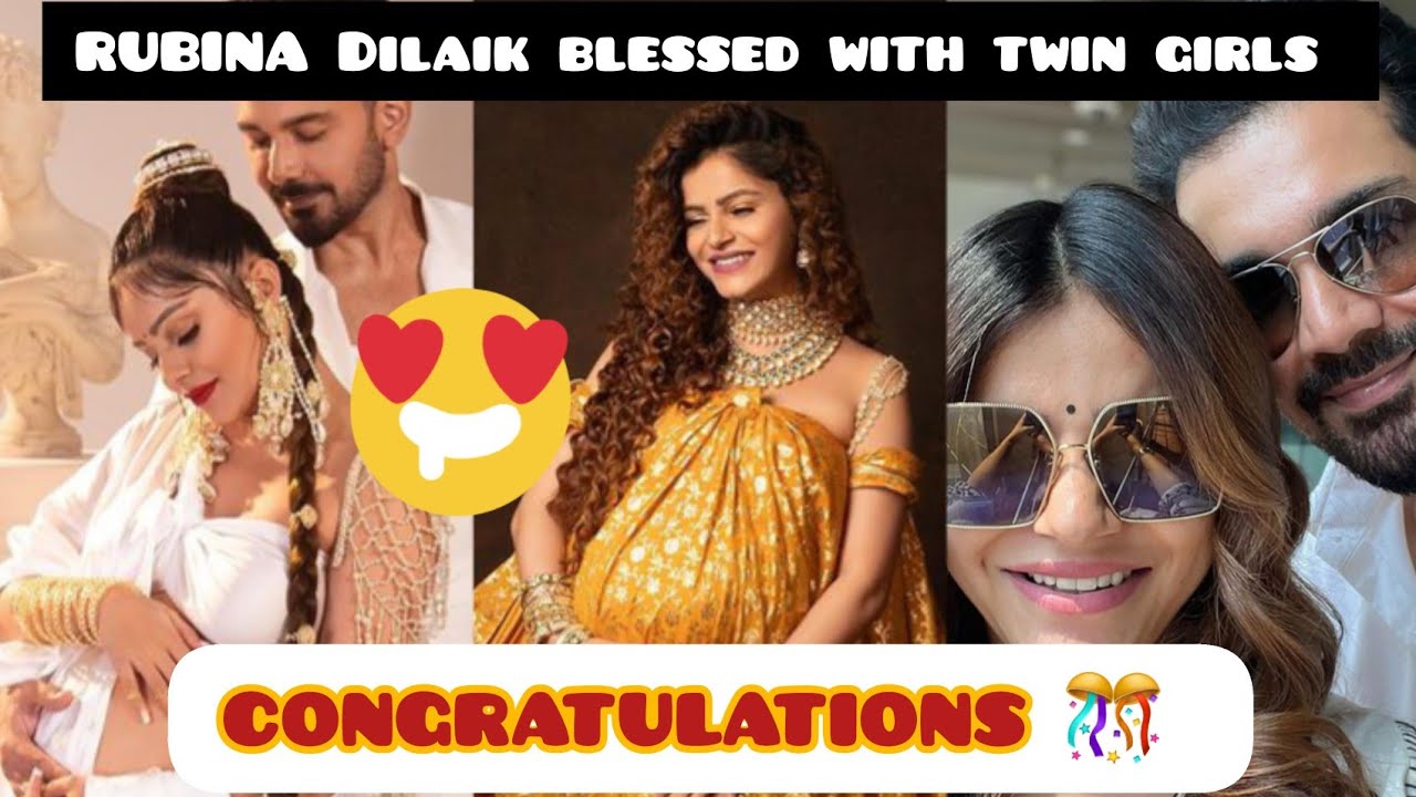 Rubinav blessed with twin girls👨‍👩‍👧‍👧|Rubina Dilaik baby news|Rubina ...
