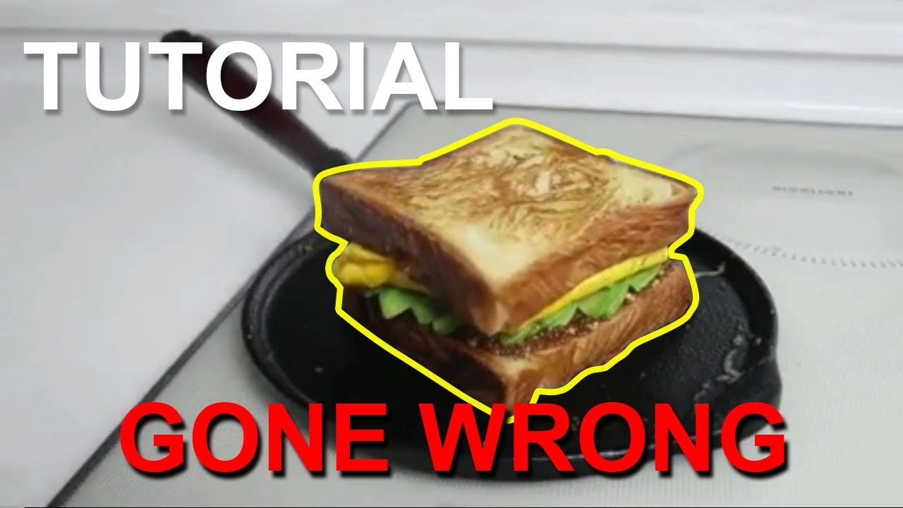 Making A Sandwich Gone Wrong Tutorial - YouTube