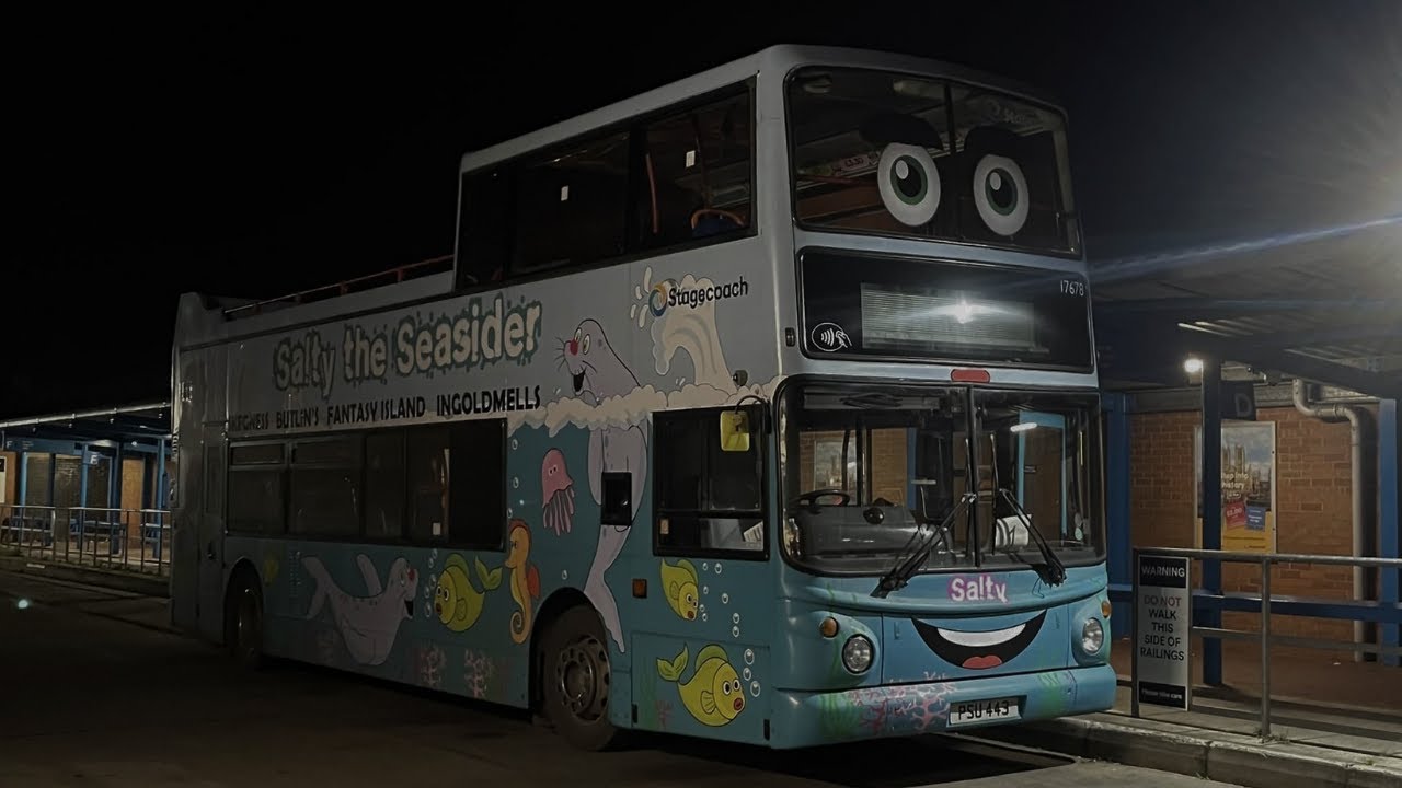 Stagecoach East Mids 17678 (PSU 443) SALTY THE SEASIDER | Route 1 - YouTube