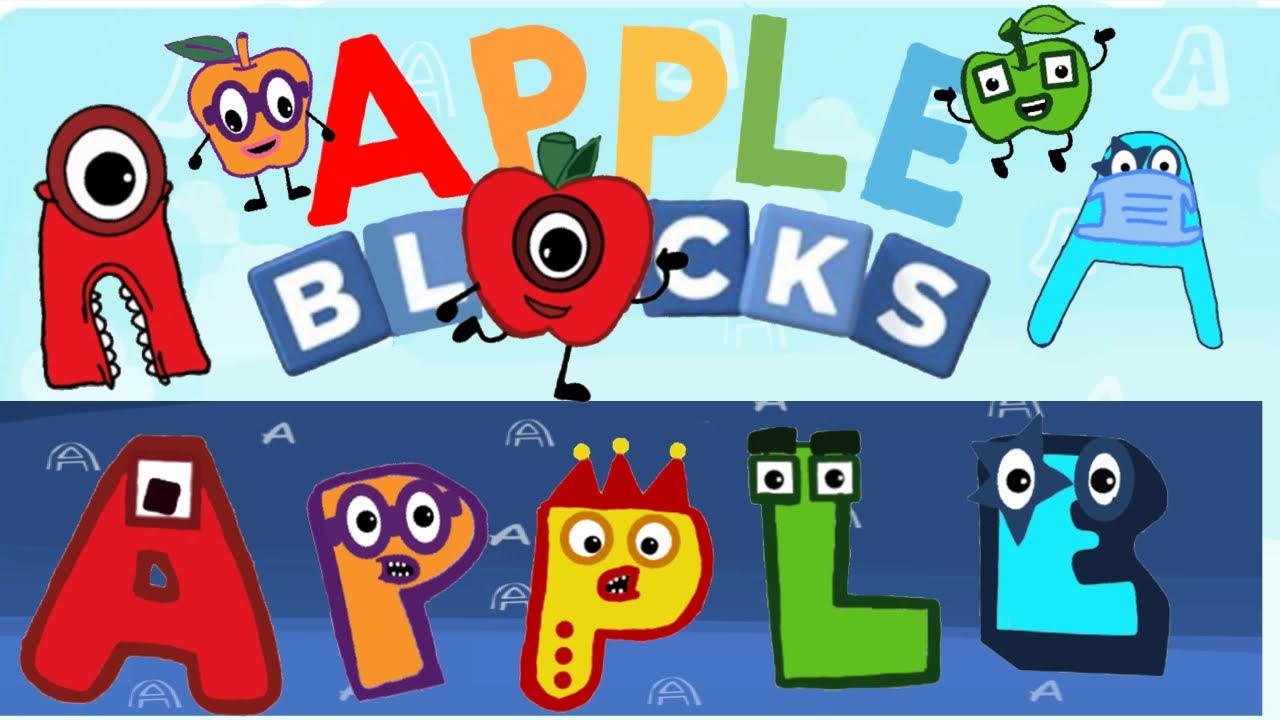 Numberblocks Intro Song But Only A for Apple with Spilling - Apple ...