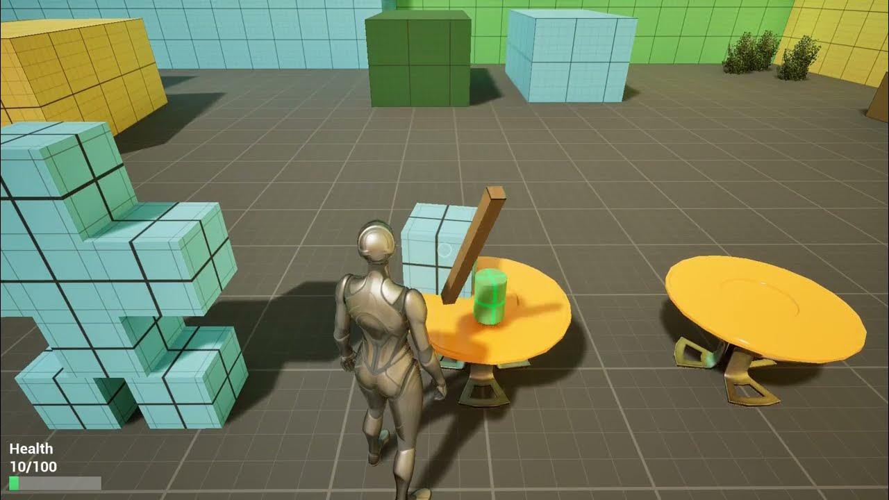 Floating Stick vs Loot Boxes - First Melee Weapon - Unreal Engine 5 - YouTube