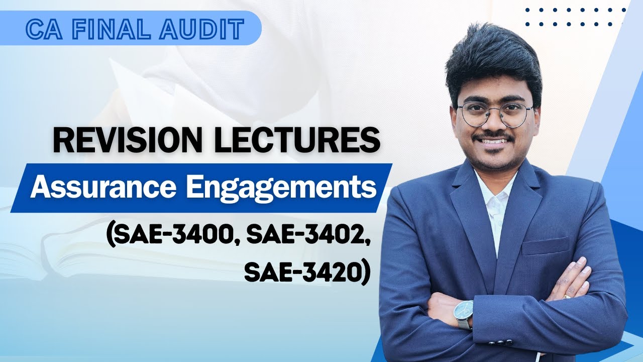 standard on assurance engagement ca final audit revision classes || SAE ...