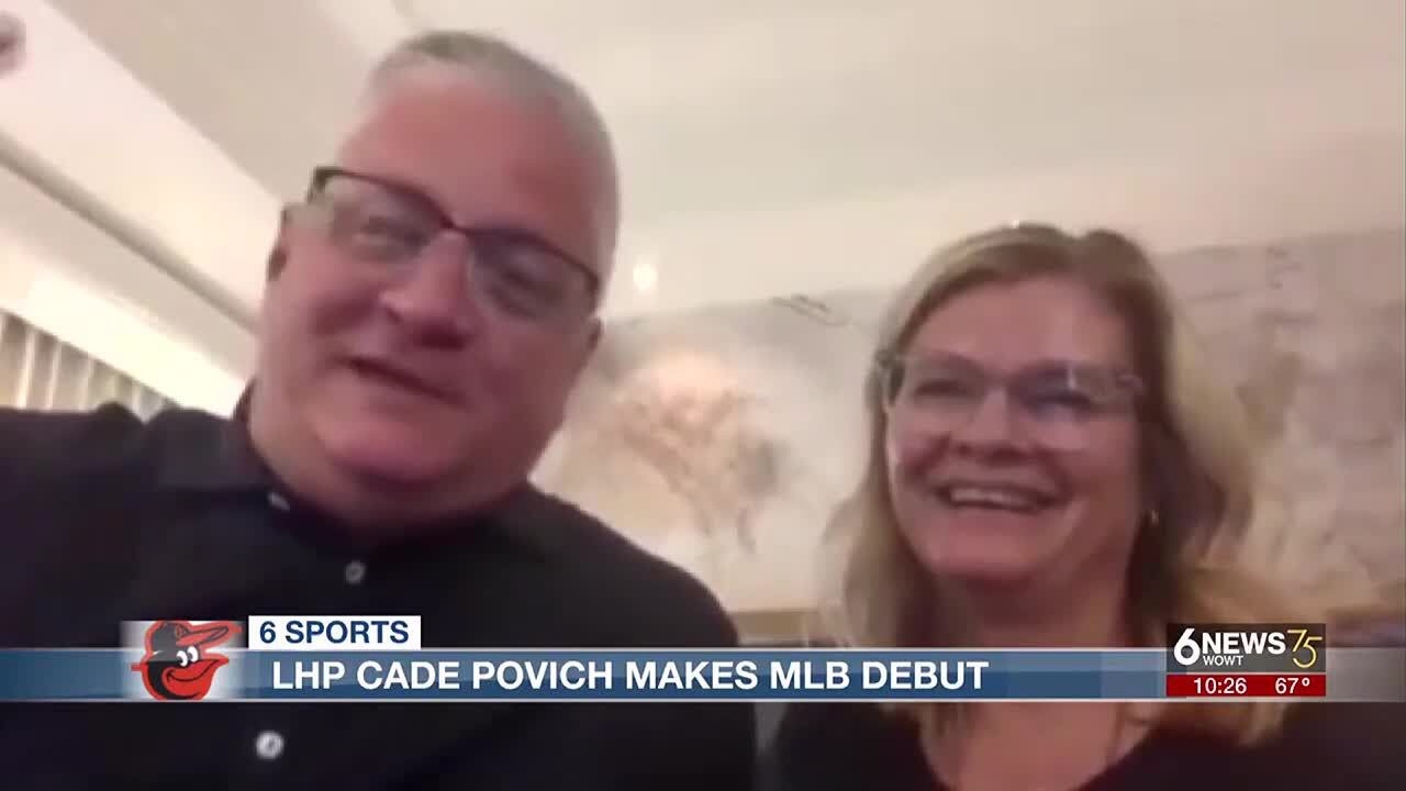 Bellevue West alum Cade Povich makes MLB debut with Orioles - YouTube