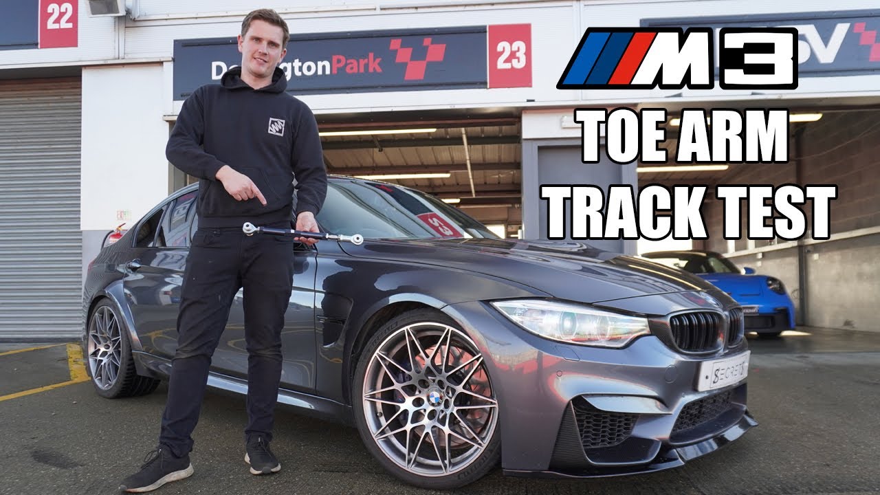 BMW F80 M3 Rear Toe arm Track TEST - YouTube