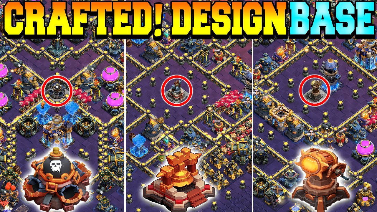 FINALLY CRAFTED DESIGN TH18 BASE LINK | NEW TH18 WAR BASE LINK ...